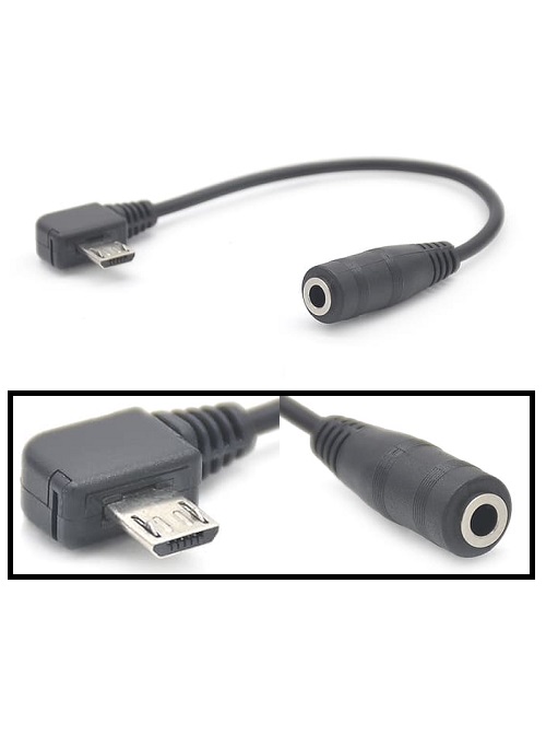 Jual Converter Micro usb to Aux / Audio mic ( Gopro, xiaomi yi Action ...