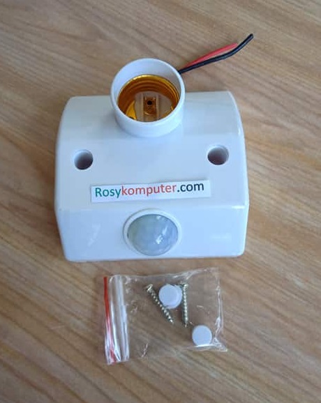 Jual Fitting Lampu E27 Otomatis Infrared Sensor Gerak - Rosy Computer ...