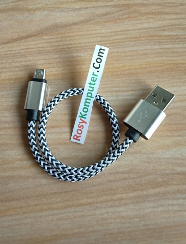 Jual Kabel Data Charger Powerbank Pendek Micro usb - Rosy Computer Malang
