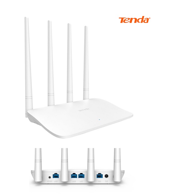 Jual TENDA F6, Wireless Router 300Mpbs Easy Setup 4 Antena - Rosy ...