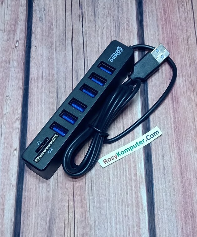 Jual Usb Hub 6 Port + Card reader - Rosy Computer Malang