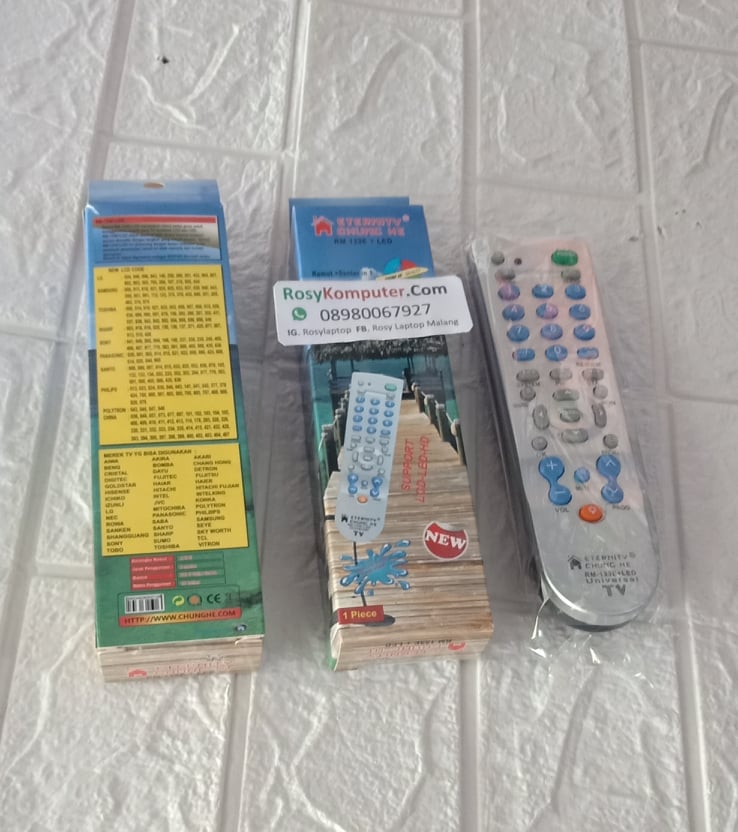 Jual Remote Tv Universal All Merek (Tabung / LCD) - Rosy Computer Malang