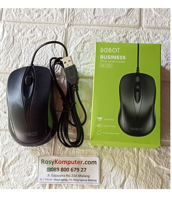 Jual Mouse Usb Robot m100 - Rosy Computer Malang
