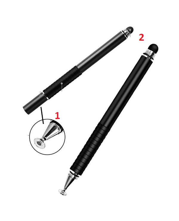 Jual Stylus Pen 2 ujung (bolak balik) lancip tumpul Aluminium - Rosy ...