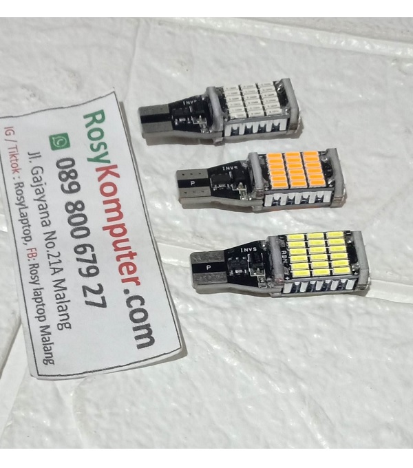 Jual Lampu T10 45 led Senja Sein Motor - Rosy Computer Malang