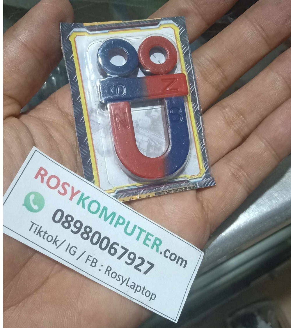 Jual Magnet set batang U, utara selatan, bulat - Rosy Computer Malang